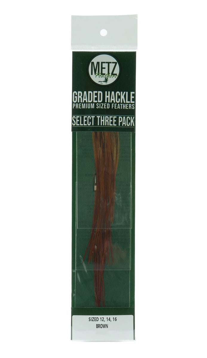 Metz Hackle Select 3-Pak – Feather Craft Fly Fishing