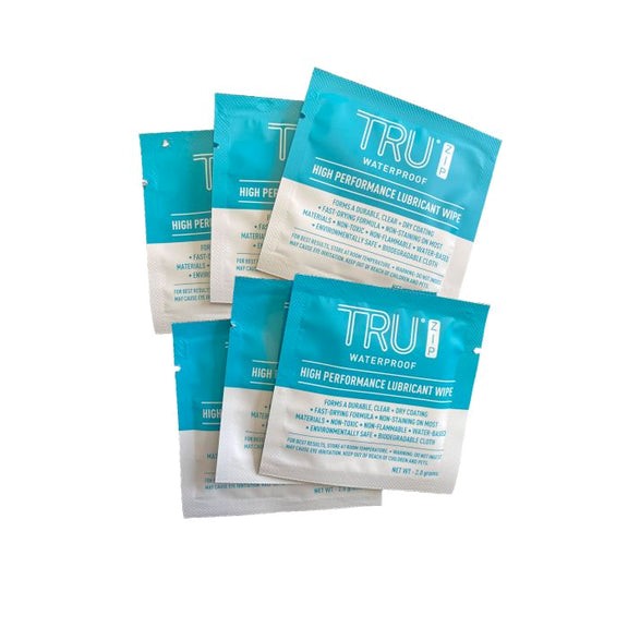 TRUZIP Lubricant Wipes - 6-Pak – Feather Craft Fly Fishing