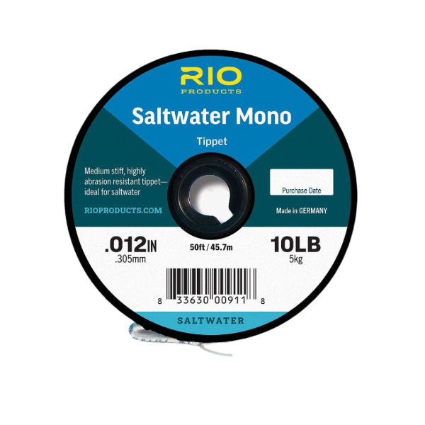Rio Saltwater Mono Tippet Material – Feather Craft Fly Fishing
